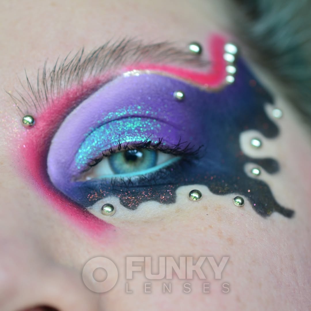 Two Tone Dusky Blue Contact Lenses | 90 Day Natural Contacts