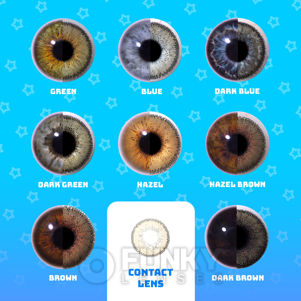 3 Tone Mint Natural colored Lenses | Monthly Contact Lenses