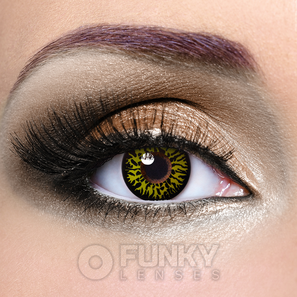 Demon Azazel Yellow Cosplay colored Lenses | Daily Contact Lenses