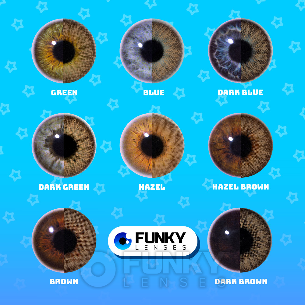 Amber Cosplay Contact Lenses (Daily) | Funky Lenses