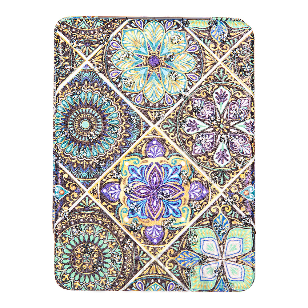Square Mandala Compact Mirror | Cheap Makeup Mirror