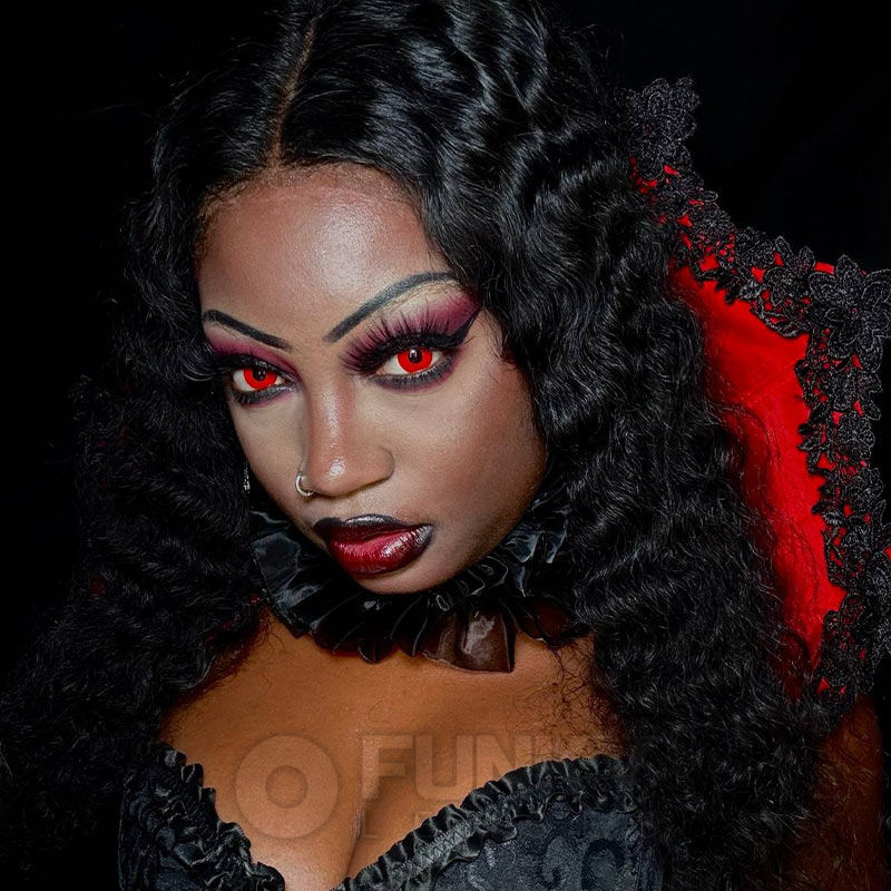 vampire red eyeshadow