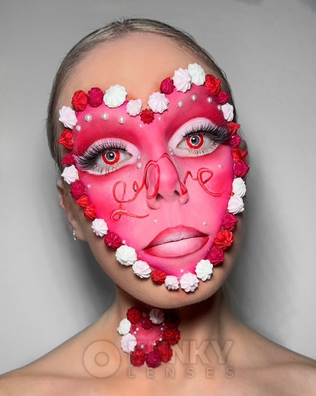 Monster Red Cosplay colored Lenses | Daily Contact Lenses