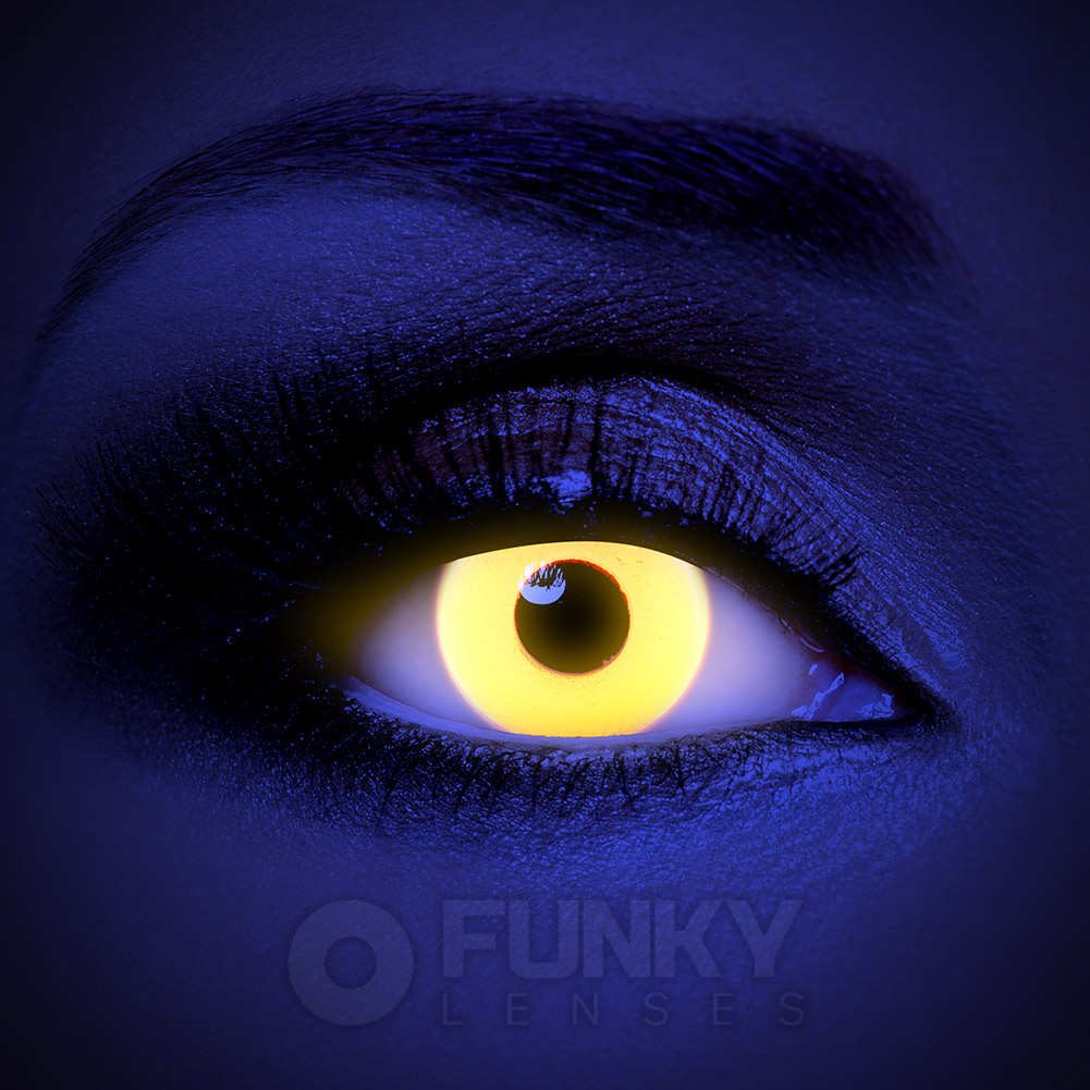 UV Pink Cosplay Coloured Lenses | Monthly Contact Lenses