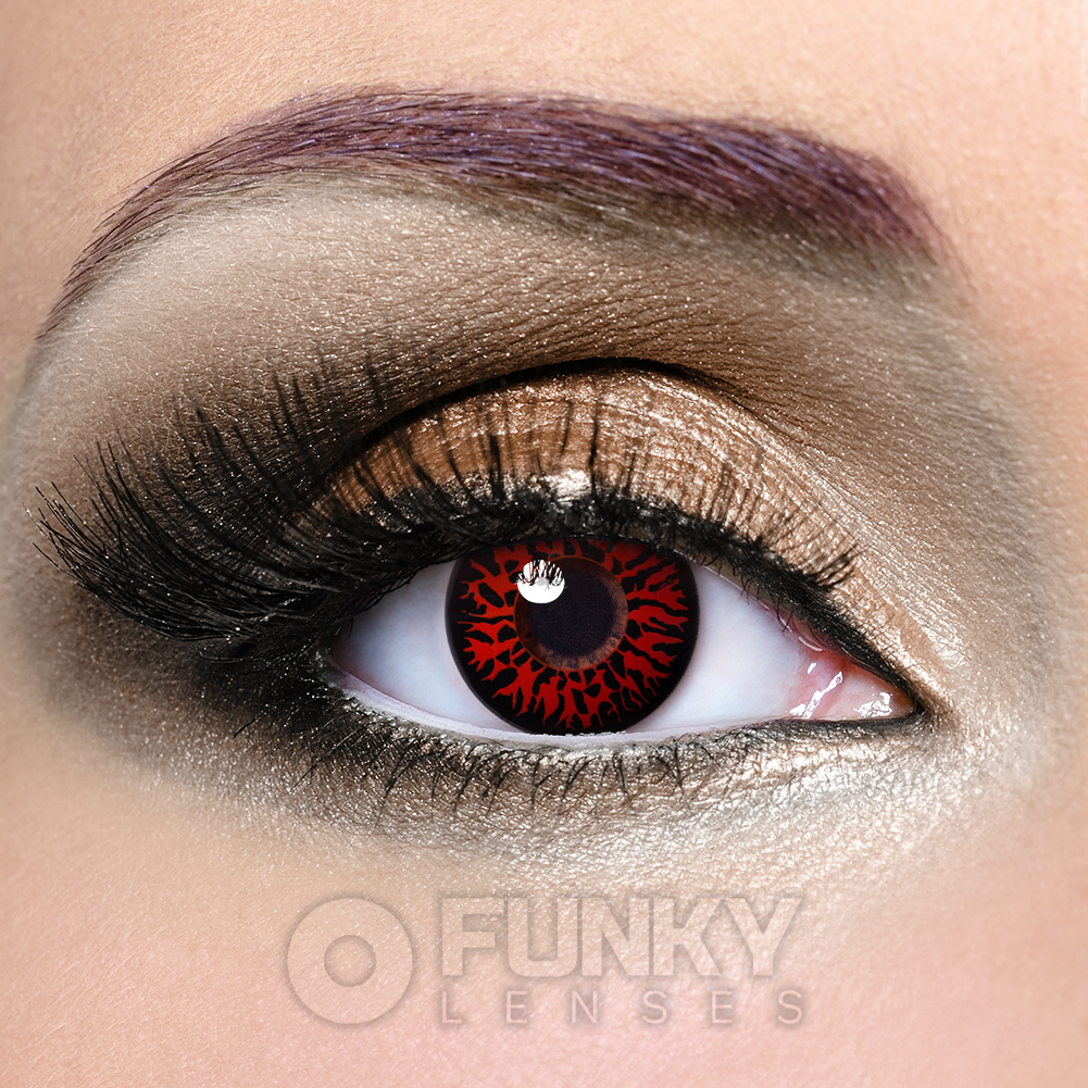 Lucifer Red Cosplay Colored Lenses | Daily Contact Lenses