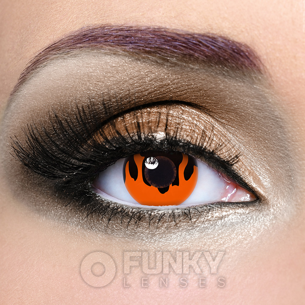 Hell Fire Coloured Lenses | Monthly Contact Lenses