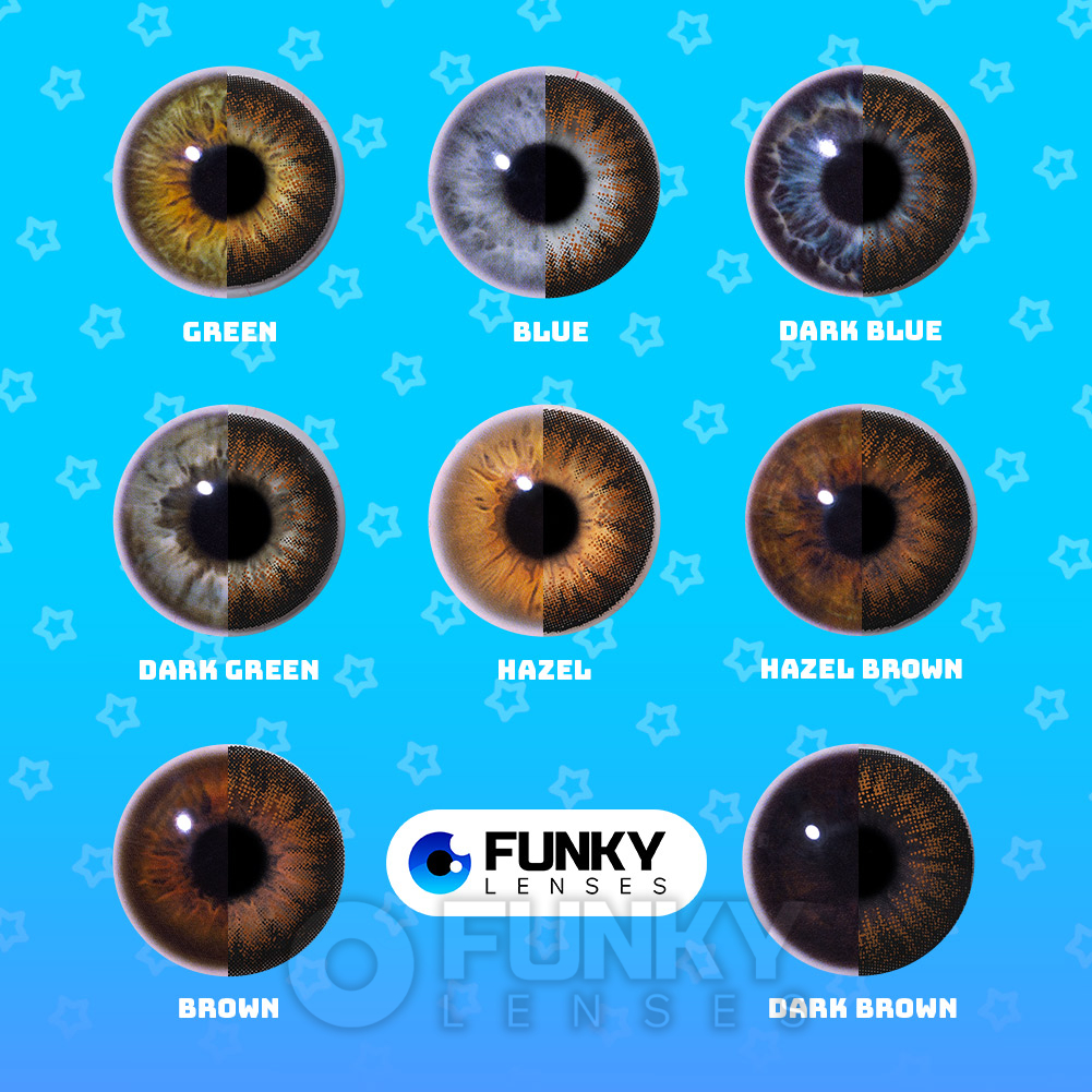 Violet/Grey Fusion Natural Coloured Lenses | Monthly Contact Lenses