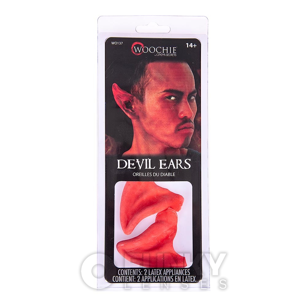 Woochie Demon Horns Latex Prosthetic | Cosplay Makeup & Halloween ...