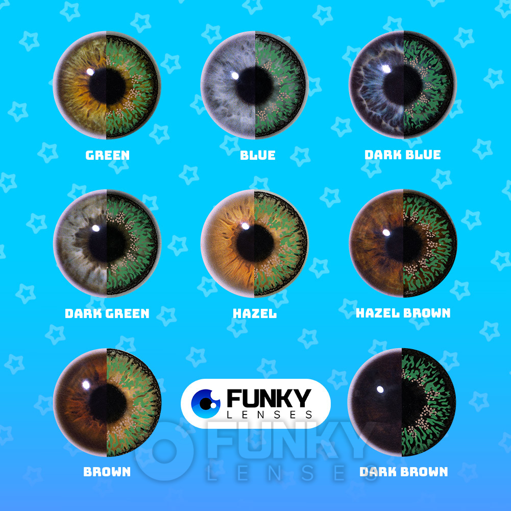 Green 3 Tone Coloured Lenses | Daily Contact Lenses