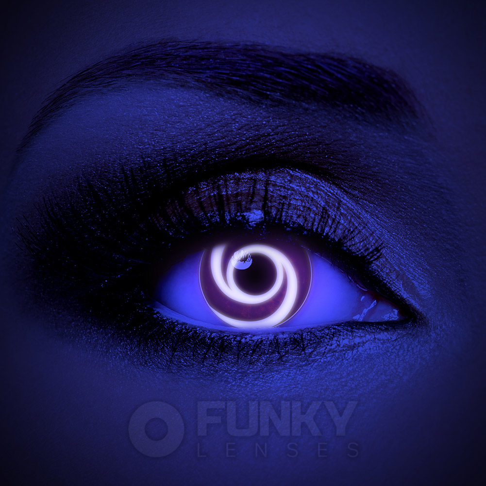 Swirl UV Red Cosplay Colored Lenses | Monthly Contact Lenses